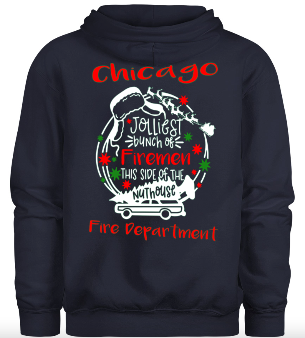CFD Christmas Vacation Fire Hoodie – Salty Smoke Eater Apparel Co.